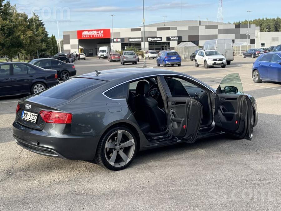 Grey Audi A5 2014 in Riga, with an engine capacity of 2.00 L and mileage of 117 thousand km for 7350 €, photo 7 on AUTOMOTO.COM.LV