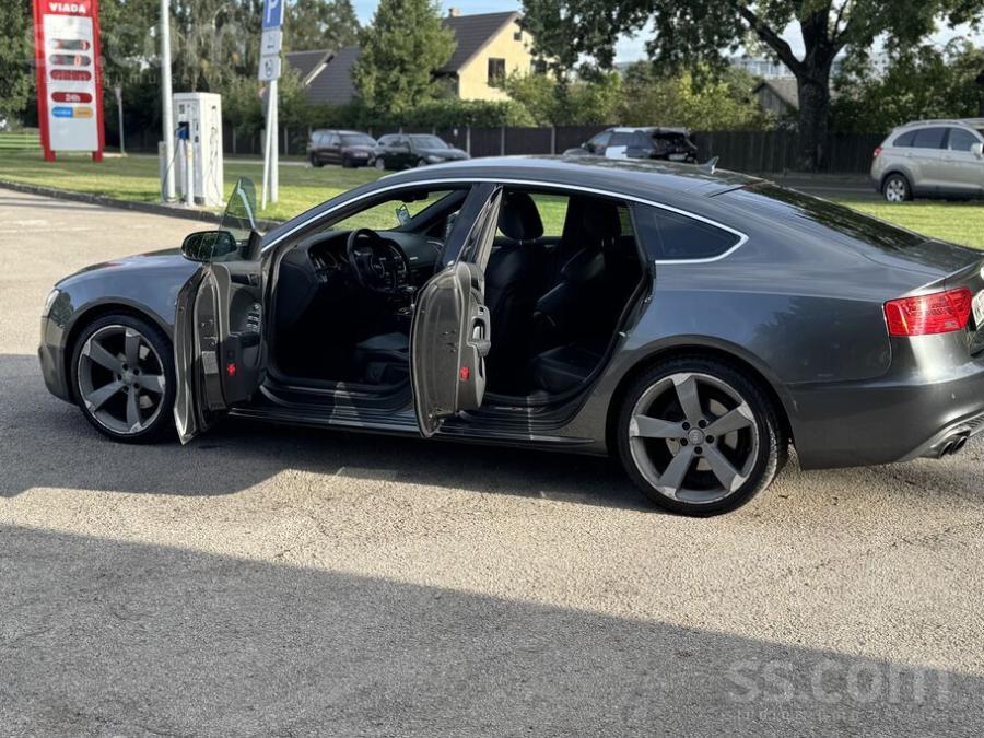 Grey Audi A5 2014 in Riga, with an engine capacity of 2.00 L and mileage of 117 thousand km for 7350 €, photo 8 on AUTOMOTO.COM.LV