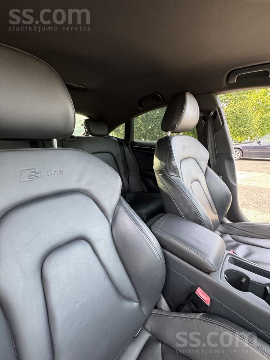 Grey Audi A5 2014 in Riga, with an engine capacity of 2.00 L and mileage of 117 thousand km for 7350 €, photo 17 on AUTOMOTO.COM.LV