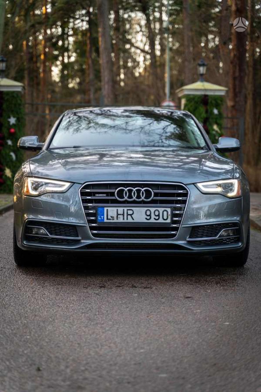 Pelēks Audi A5 2015 Klaipėda, ar dzinēja tilpumu 0.00 L un nobraukumu 140 tūkst. km par 13500 €, foto 1 vietnē AUTOMOTO.COM.LV