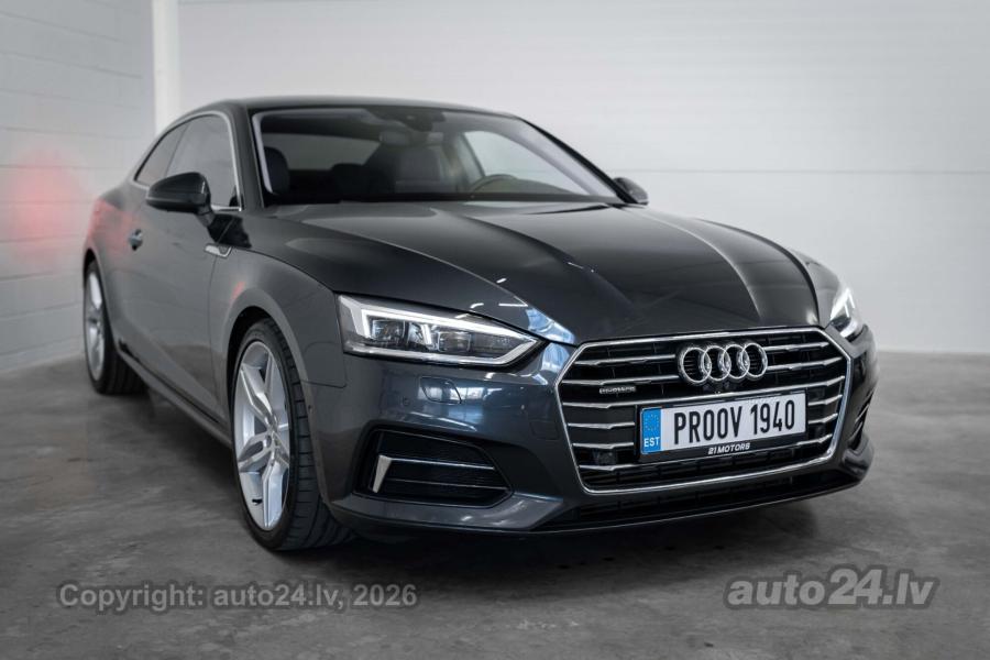 Pelēks Audi A5 2016 Tallina, ar dzinēja tilpumu 3.00 L un nobraukumu 165 tūkst. km par 18490 €, foto 1 vietnē AUTOMOTO.COM.LV