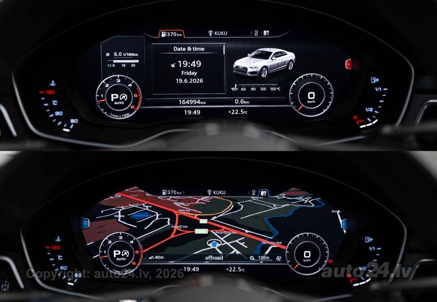 Pelēks Audi A5 2016 Tallina, ar dzinēja tilpumu 3.00 L un nobraukumu 165 tūkst. km par 18490 €, foto 23 vietnē AUTOMOTO.COM.LV