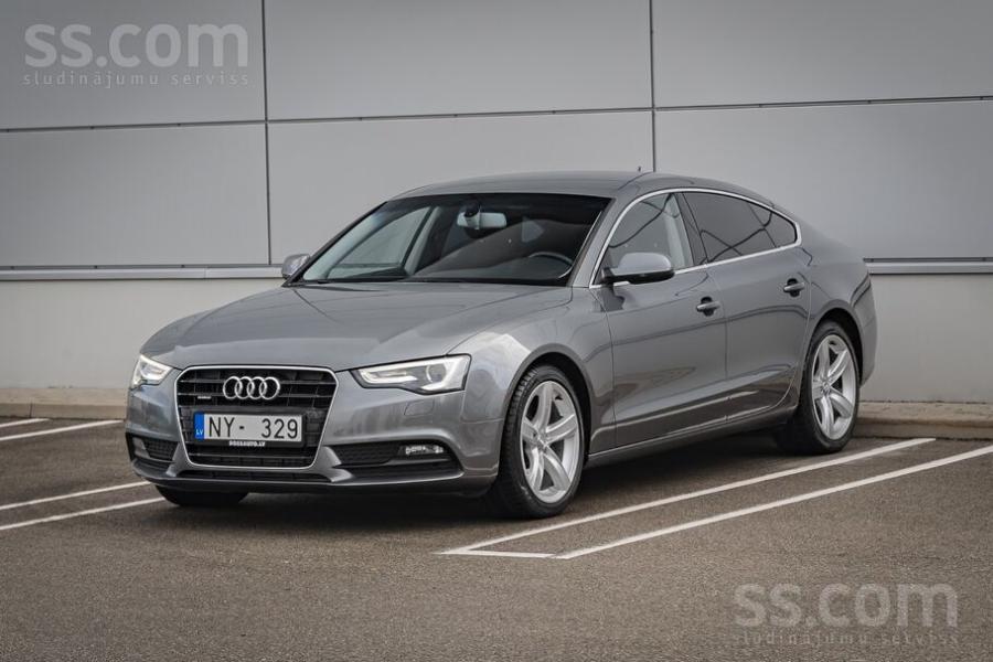 Grey Audi A5 2016 in Riga, with an engine capacity of 3.00 L and mileage of 270 thousand km for 14500 €, photo 1 on AUTOMOTO.COM.LV