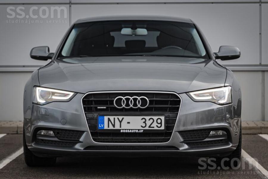 Grey Audi A5 2016 in Riga, with an engine capacity of 3.00 L and mileage of 270 thousand km for 14500 €, photo 3 on AUTOMOTO.COM.LV