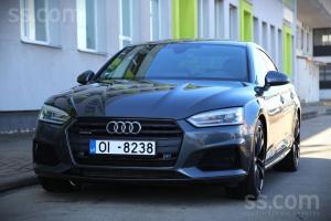 Grey Audi A5 2017 in Riga, with an engine capacity of 3.00 L and mileage of 198 thousand km for 16495 €, photo 1 on AUTOMOTO.COM.LV