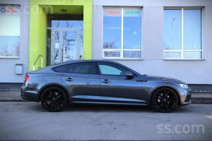 Grey Audi A5 2017 in Riga, with an engine capacity of 3.00 L and mileage of 198 thousand km for 16495 €, photo 4 on AUTOMOTO.COM.LV