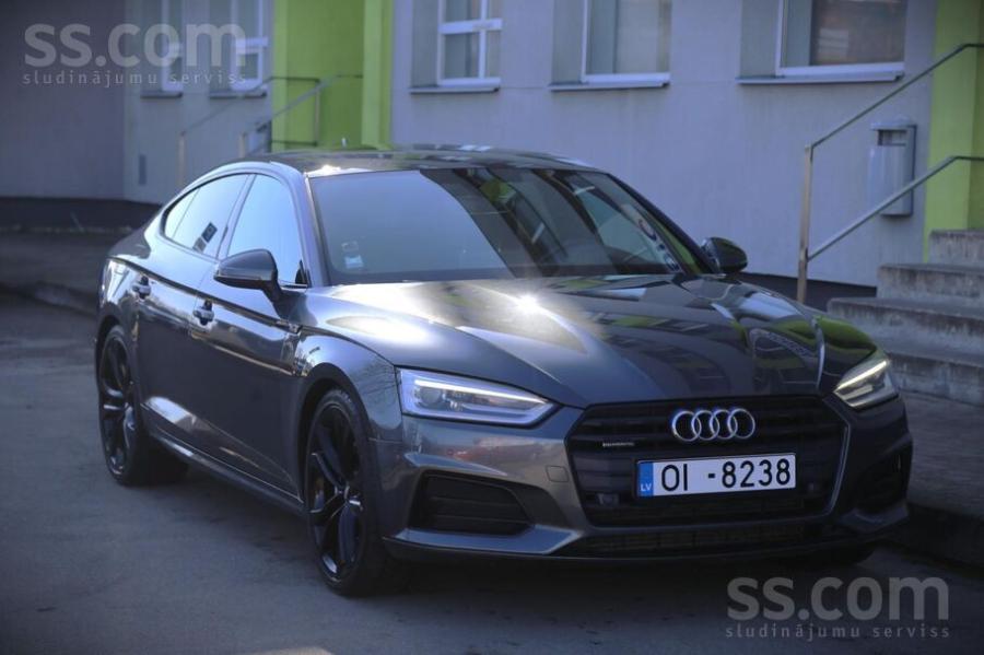 Grey Audi A5 2017 in Riga, with an engine capacity of 3.00 L and mileage of 198 thousand km for 16495 €, photo 5 on AUTOMOTO.COM.LV