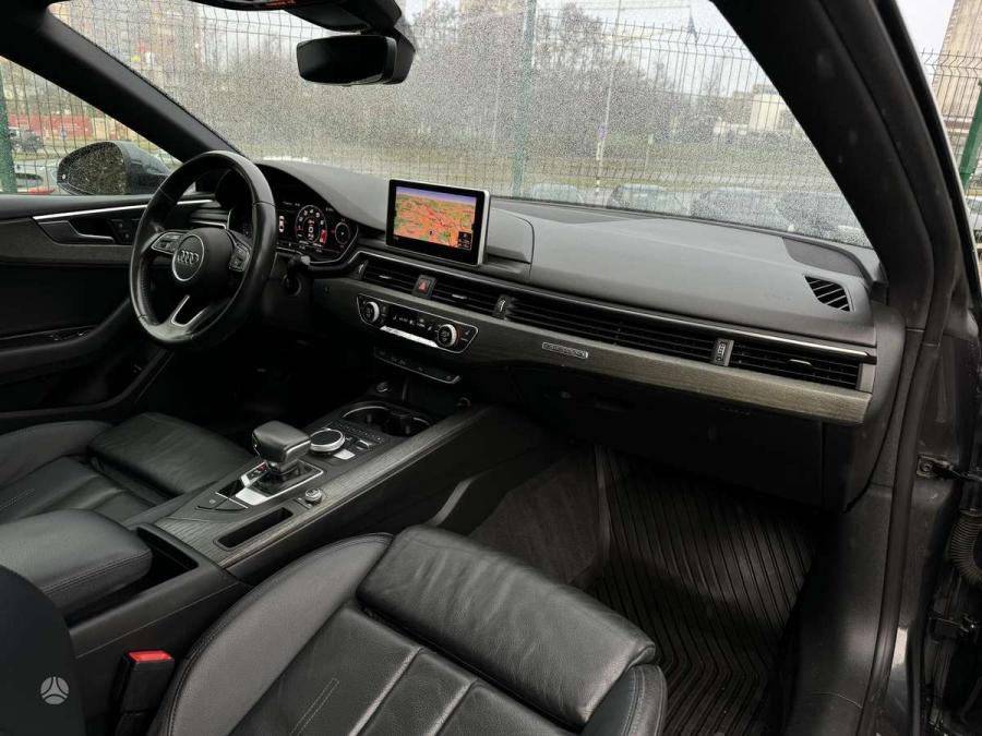 Pelēks Audi A5 2018 Viļņa, ar dzinēja tilpumu 1.98 L un nobraukumu 281 tūkst. km par 17300 €, foto 12 vietnē AUTOMOTO.COM.LV