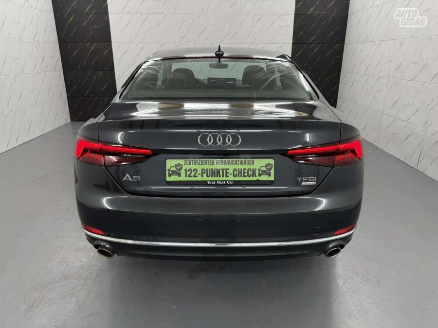 Pelēks Audi A5 2018 Kauņa, ar dzinēja tilpumu 2.00 L un nobraukumu 61 tūkst. km par 27540 €, foto 5 vietnē AUTOMOTO.COM.LV