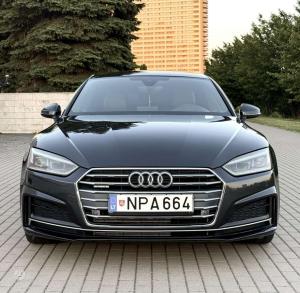 Grey Audi A5 2018 in Vilnius, with an engine capacity of 1.98 L and mileage of 142 thousand km for 16950 €, photo 3 on AUTOMOTO.COM.LV