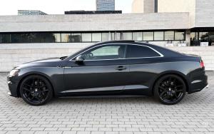 Grey Audi A5 2018 in Vilnius, with an engine capacity of 1.98 L and mileage of 142 thousand km for 16950 €, photo 5 on AUTOMOTO.COM.LV