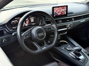 Grey Audi A5 2018 in Vilnius, with an engine capacity of 1.98 L and mileage of 142 thousand km for 16950 €, photo 13 on AUTOMOTO.COM.LV