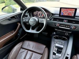 Grey Audi A5 2018 in Vilnius, with an engine capacity of 1.98 L and mileage of 142 thousand km for 16950 €, photo 15 on AUTOMOTO.COM.LV