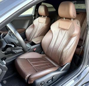 Grey Audi A5 2018 in Vilnius, with an engine capacity of 1.98 L and mileage of 142 thousand km for 16950 €, photo 17 on AUTOMOTO.COM.LV