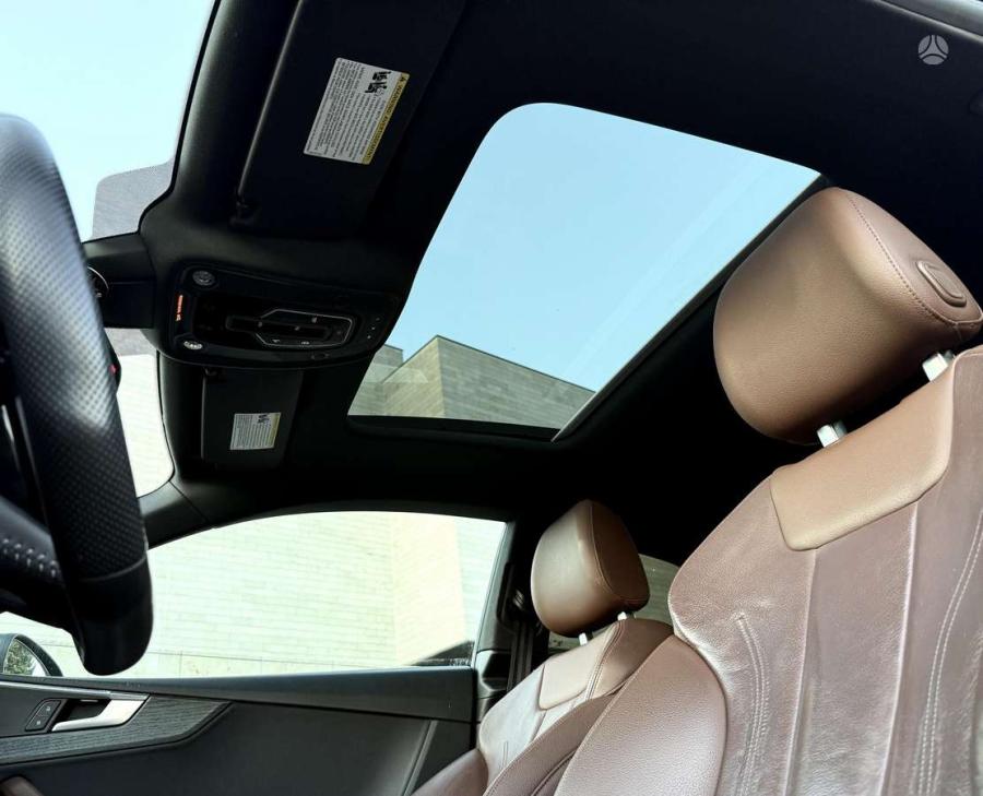 Grey Audi A5 2018 in Vilnius, with an engine capacity of 1.98 L and mileage of 142 thousand km for 16950 €, photo 19 on AUTOMOTO.COM.LV