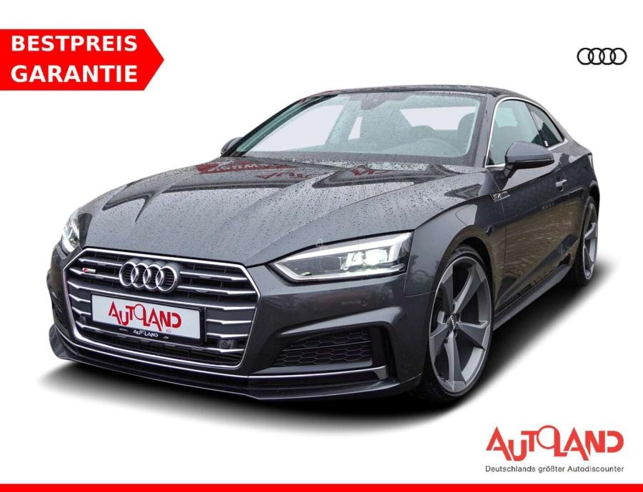 Grey Audi A5 2019 in Kaunas, with an engine capacity of 2.00 L and mileage of 53 thousand km for 31660 €, photo 1 on AUTOMOTO.COM.LV