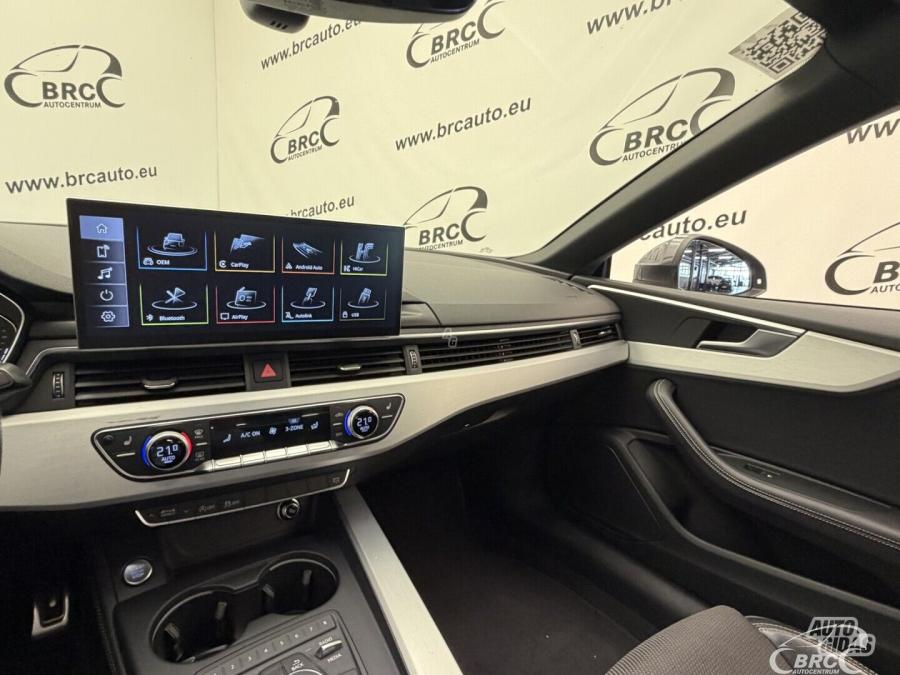 Pelēks Audi A5 2019 Avižieniai, ar dzinēja tilpumu 2.00 L un nobraukumu 229 tūkst. km par 15500 €, foto 26 vietnē AUTOMOTO.COM.LV