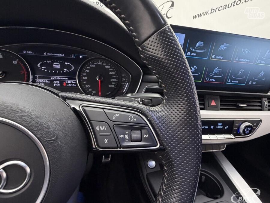 Pelēks Audi A5 2019 Avižieniai, ar dzinēja tilpumu 2.00 L un nobraukumu 229 tūkst. km par 15500 €, foto 28 vietnē AUTOMOTO.COM.LV