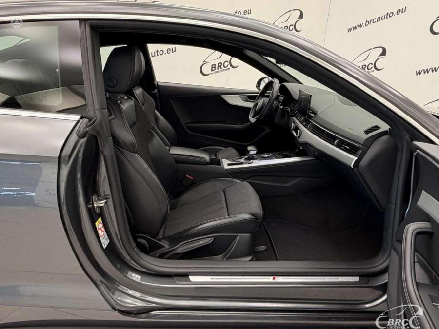Grey Audi A5 2019 in Vilnius, with an engine capacity of 1.98 L and mileage of 229 thousand km for 14500 €, photo 6 on AUTOMOTO.COM.LV