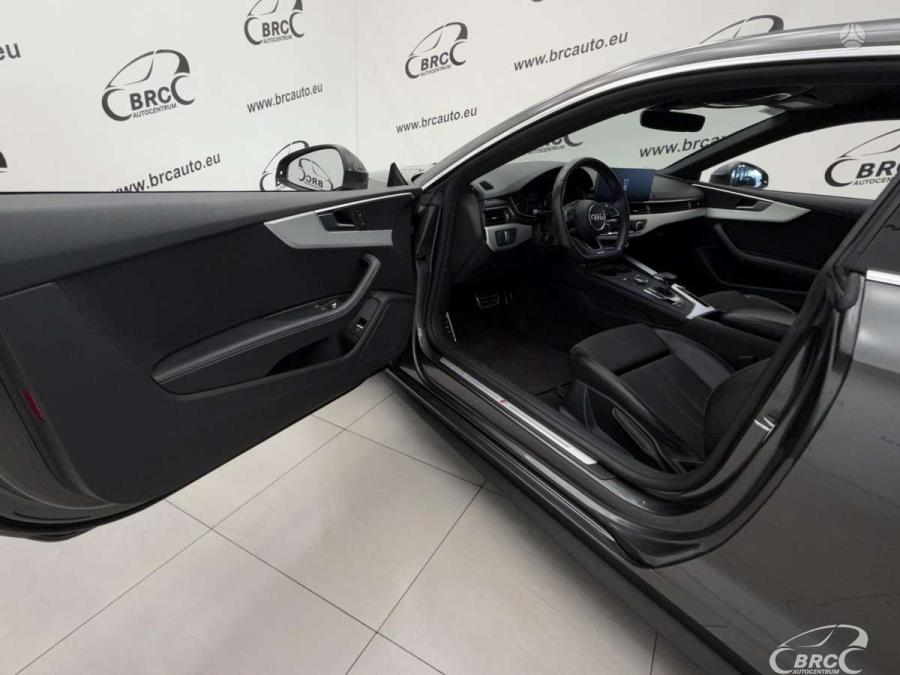 Grey Audi A5 2019 in Vilnius, with an engine capacity of 1.98 L and mileage of 229 thousand km for 14500 €, photo 18 on AUTOMOTO.COM.LV