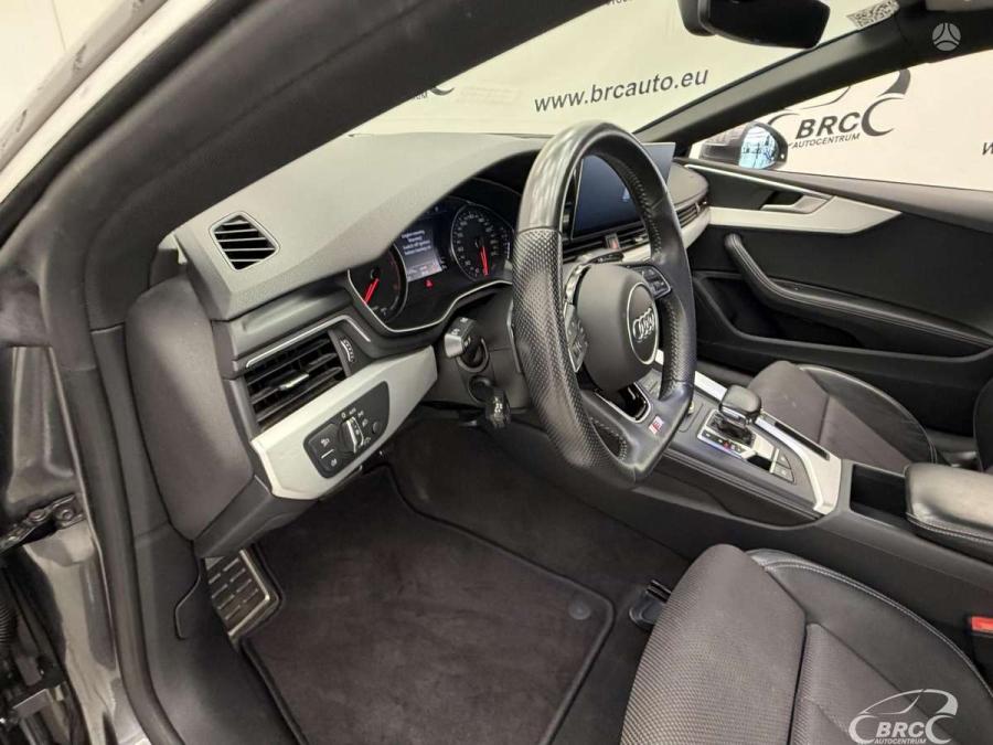 Grey Audi A5 2019 in Vilnius, with an engine capacity of 1.98 L and mileage of 229 thousand km for 14500 €, photo 25 on AUTOMOTO.COM.LV