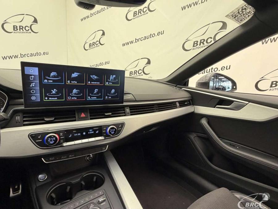 Grey Audi A5 2019 in Vilnius, with an engine capacity of 1.98 L and mileage of 229 thousand km for 14500 €, photo 27 on AUTOMOTO.COM.LV
