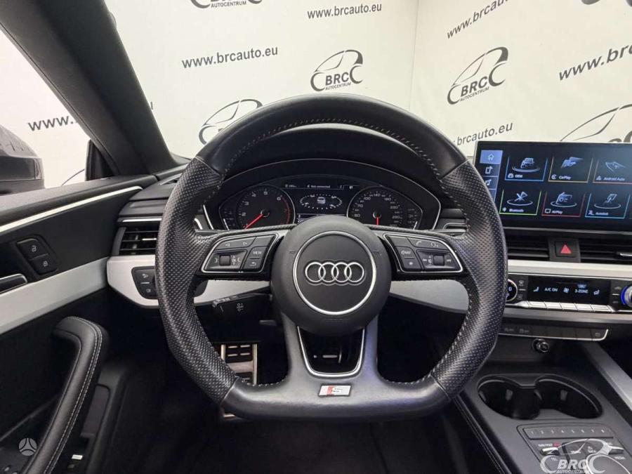 Grey Audi A5 2019 in Vilnius, with an engine capacity of 1.98 L and mileage of 229 thousand km for 14500 €, photo 28 on AUTOMOTO.COM.LV