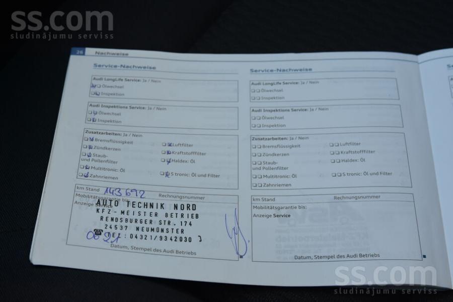 Серый Ауди А5 2009 в Рига, объемом двигателя 2.00 л и пробегом 180 тыс. км за 7450 €, фото 20 на AUTOMOTO.COM.LV