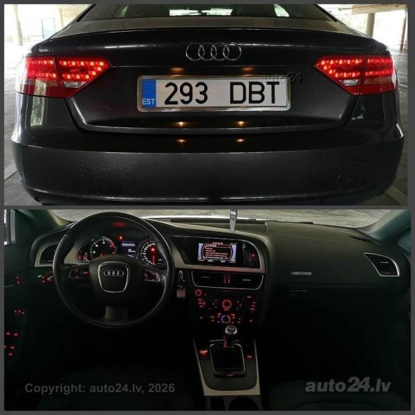 Grey Audi A5 2010 in Tallinn, with an engine capacity of 2.00 L and mileage of 350 thousand km for 7500 €, photo 7 on AUTOMOTO.COM.LV
