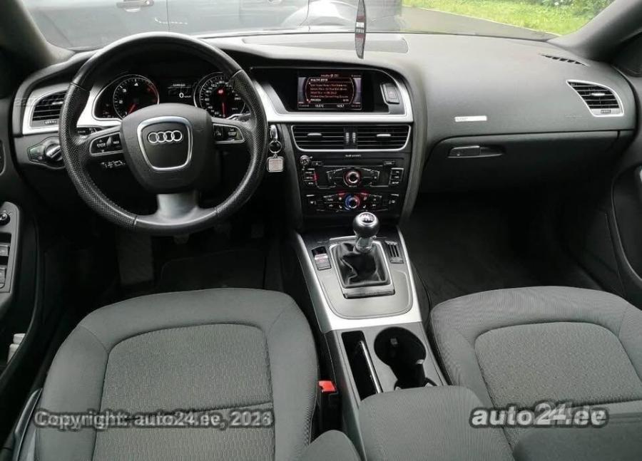Grey Audi A5 2010 in Tallinn, with an engine capacity of 2.00 L and mileage of 350 thousand km for 7500 €, photo 8 on AUTOMOTO.COM.LV