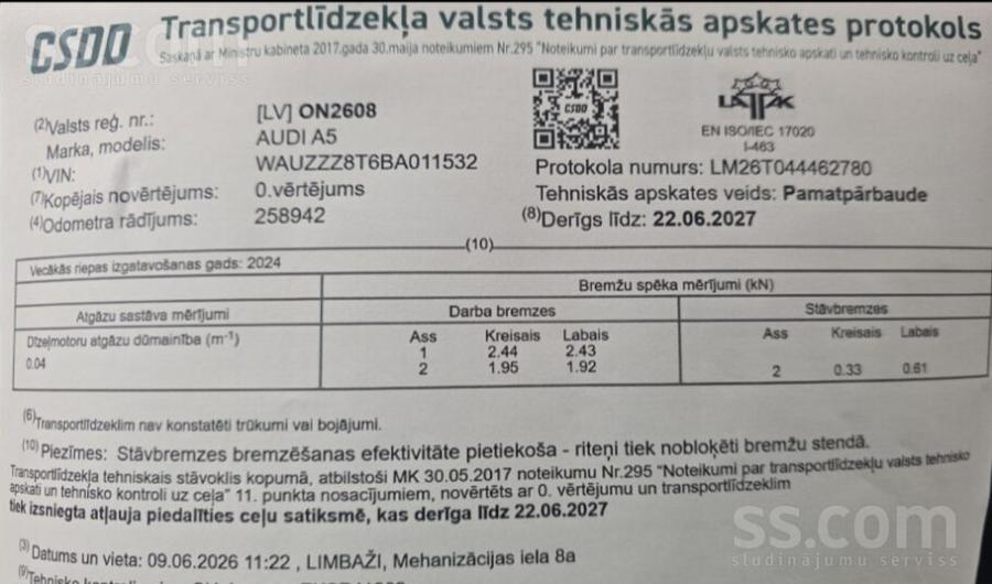 Серый Ауди А5 2010 в Рига, объемом двигателя 3.00 л и пробегом 0 тыс. км за 10950 €, фото 35 на AUTOMOTO.COM.LV