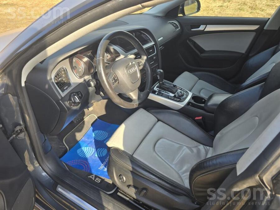Grey Audi A5 2010 in Madona, with an engine capacity of 2.00 L and mileage of 220 thousand km for 8500 €, photo 9 on AUTOMOTO.COM.LV