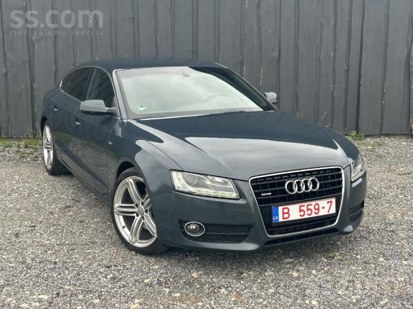 Grey Audi A5 2010 in Riga, with an engine capacity of 3.00 L and mileage of 265 thousand km for 8900 €, photo 1 on AUTOMOTO.COM.LV