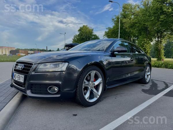 Grey Audi A5 2011 in Riga, with an engine capacity of 3.00 L and mileage of 337 thousand km for 7500 €, photo 2 on AUTOMOTO.COM.LV