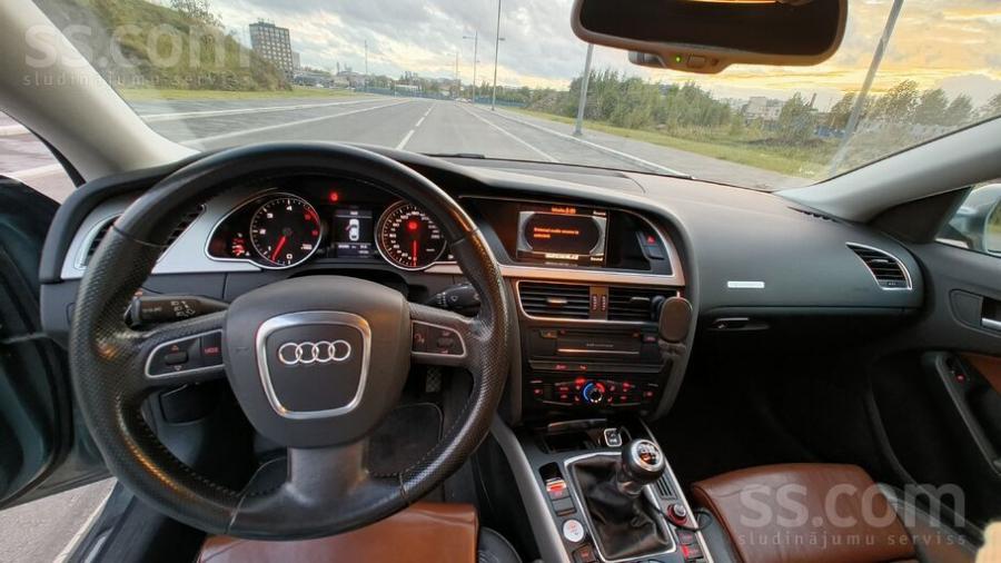 Pelēks Audi A5 2011 Rīga, ar dzinēja tilpumu 3.00 L un nobraukumu 303 tūkst. km par 9000 €, foto 23 vietnē AUTOMOTO.COM.LV