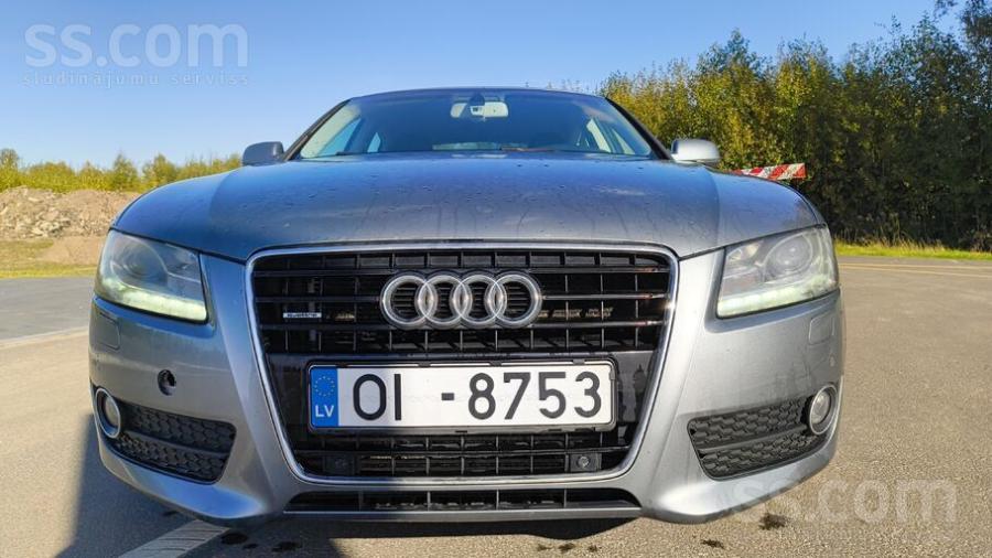 Grey Audi A5 2011 in Riga, with an engine capacity of 3.00 L and mileage of 303 thousand km for 8400 €, photo 10 on AUTOMOTO.COM.LV