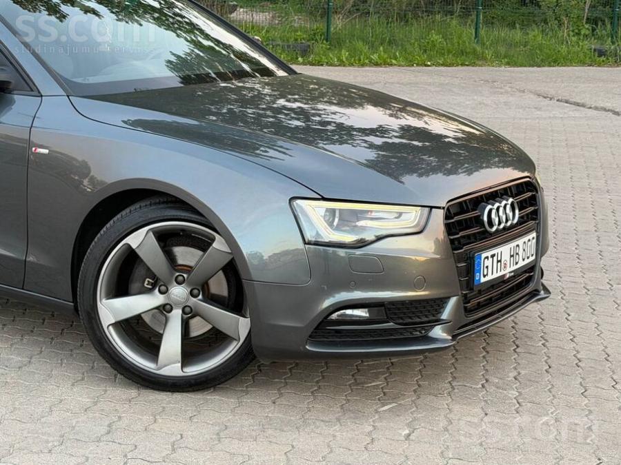 Grey Audi A5 2012 in Riga, with an engine capacity of 3.00 L and mileage of 0 thousand km for 10900 €, photo 13 on AUTOMOTO.COM.LV