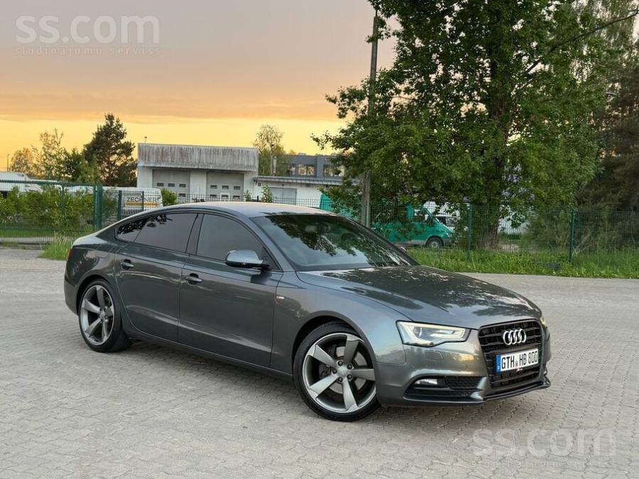 Grey Audi A5 2012 in Riga, with an engine capacity of 3.00 L and mileage of 0 thousand km for 10900 €, photo 4 on AUTOMOTO.COM.LV