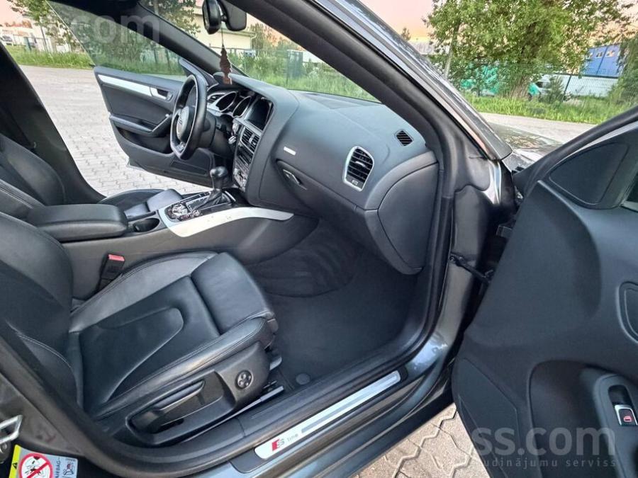Grey Audi A5 2012 in Riga, with an engine capacity of 3.00 L and mileage of 0 thousand km for 10900 €, photo 25 on AUTOMOTO.COM.LV