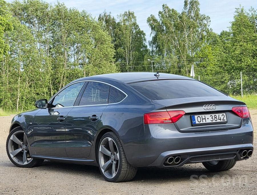 Pelēks Audi A5 2012 Preiļi, ar dzinēja tilpumu 3.00 L un nobraukumu 0 tūkst. km par 11590 €, foto 5 vietnē AUTOMOTO.COM.LV
