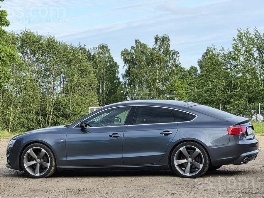 Pelēks Audi A5 2012 Preiļi, ar dzinēja tilpumu 3.00 L un nobraukumu 0 tūkst. km par 11590 €, foto 6 vietnē AUTOMOTO.COM.LV