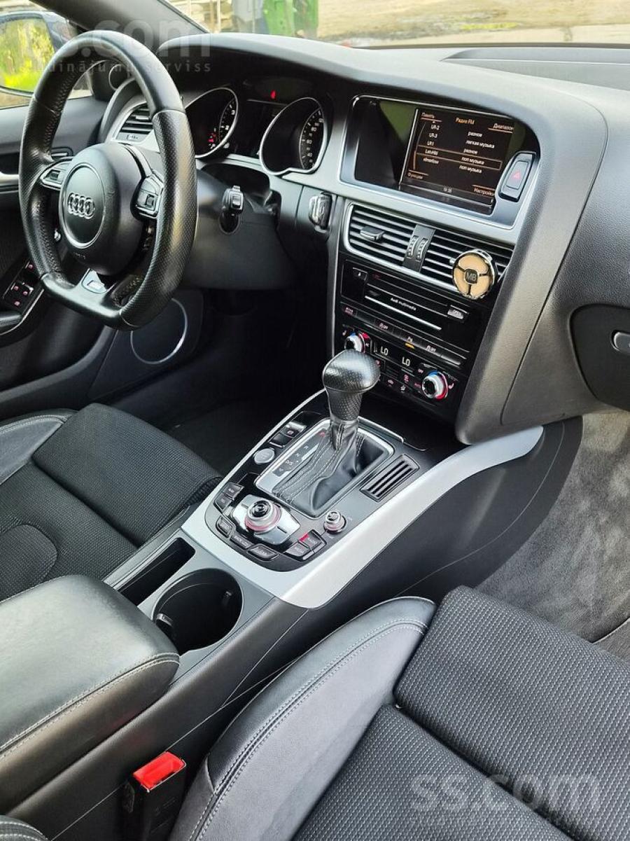 Pelēks Audi A5 2012 Preiļi, ar dzinēja tilpumu 3.00 L un nobraukumu 0 tūkst. km par 11590 €, foto 21 vietnē AUTOMOTO.COM.LV