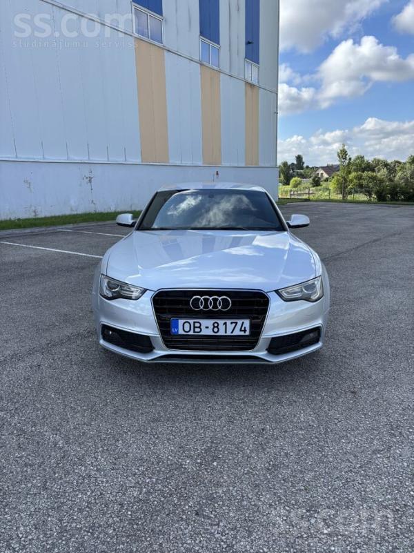 Grey Audi A5 2012 in Riga, with an engine capacity of 2.00 L and mileage of 442 thousand km for 7650 €, photo 2 on AUTOMOTO.COM.LV