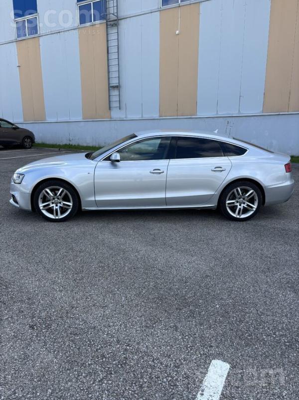 Grey Audi A5 2012 in Riga, with an engine capacity of 2.00 L and mileage of 442 thousand km for 7650 €, photo 4 on AUTOMOTO.COM.LV