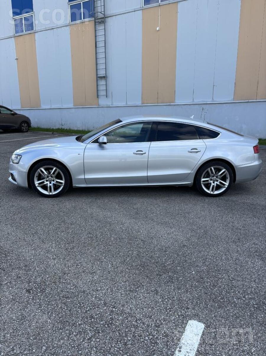 Grey Audi A5 2012 in Riga, with an engine capacity of 2.00 L and mileage of 442 thousand km for 7650 €, photo 5 on AUTOMOTO.COM.LV