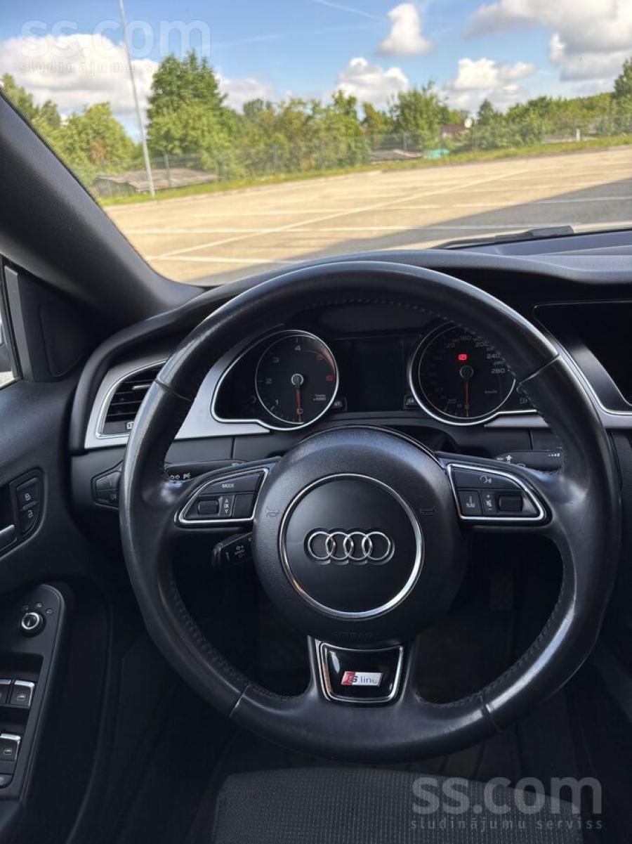 Grey Audi A5 2012 in Riga, with an engine capacity of 2.00 L and mileage of 442 thousand km for 7650 €, photo 14 on AUTOMOTO.COM.LV
