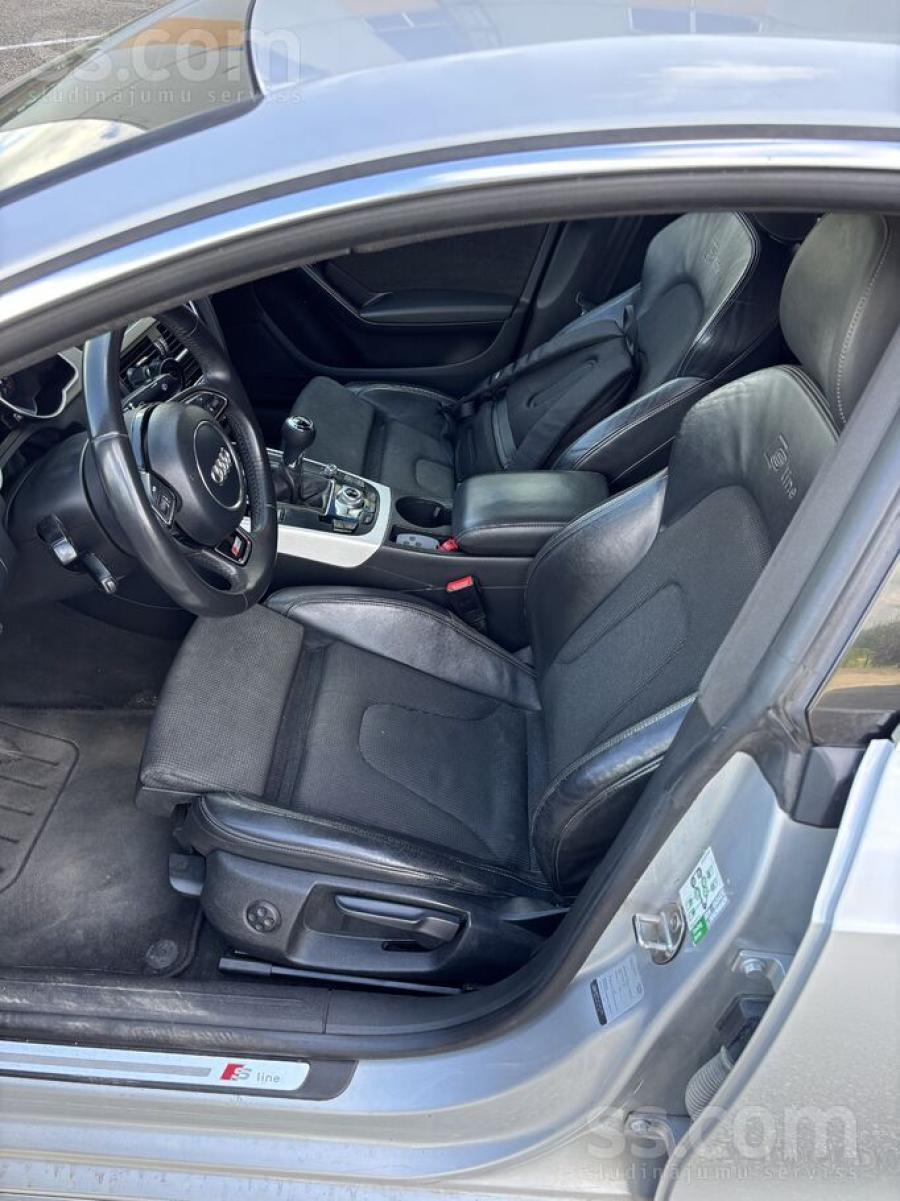 Grey Audi A5 2012 in Riga, with an engine capacity of 2.00 L and mileage of 442 thousand km for 7650 €, photo 15 on AUTOMOTO.COM.LV
