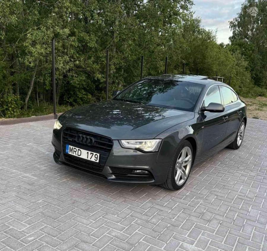 Серый Ауди А5 2012 в Вильнюс, объемом двигателя 3.00 л и пробегом 313 тыс. км за 10500 €, фото 5 на AUTOMOTO.COM.LV