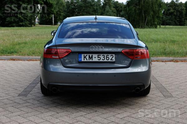 Grey Audi A5 2012 in Riga, with an engine capacity of 1.80 L and mileage of 272 thousand km for 7450 €, photo 5 on AUTOMOTO.COM.LV