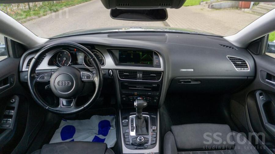 Grey Audi A5 2012 in Riga, with an engine capacity of 3.00 L and mileage of 326 thousand km for 7990 €, photo 13 on AUTOMOTO.COM.LV